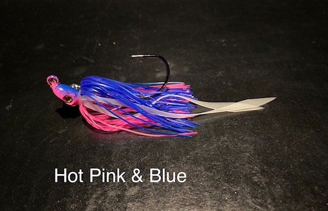 Poison Tail Teaser In Glow Hot Pink & Blue, with a Blue & Hot Pink ...