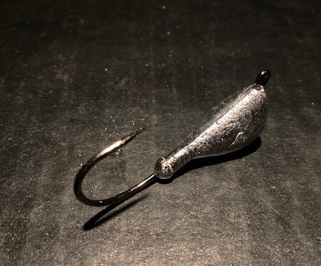 Unpainted Banana Jig with Mustad Black Nickel Hooks | Jigs Tackle