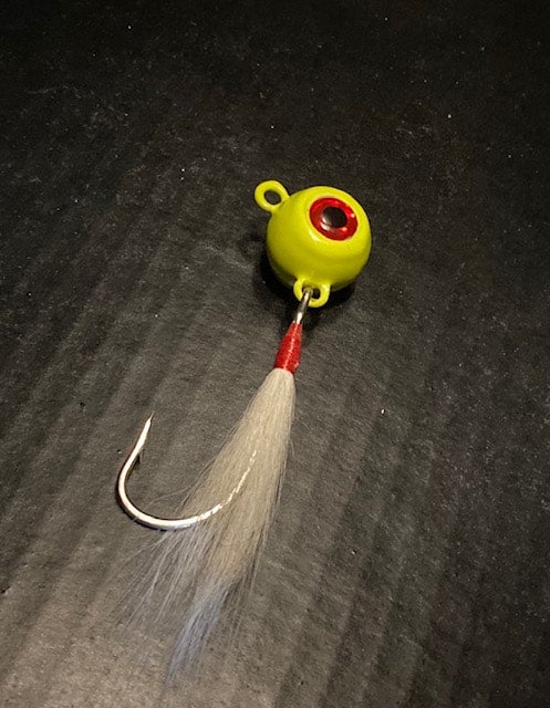 Fluke Balls No Swivel with Swing Teaser Hook | Jigs Tackle