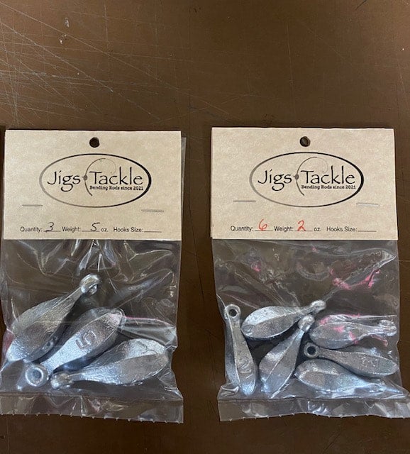 Bank Sinkers 5-10 & 20 Packs | Jigs Tackle